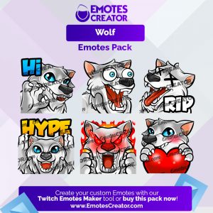 Wolf Emotes Pack – Emotes Creator