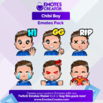 Chibi Boy Emotes Pack - Emotes Creator