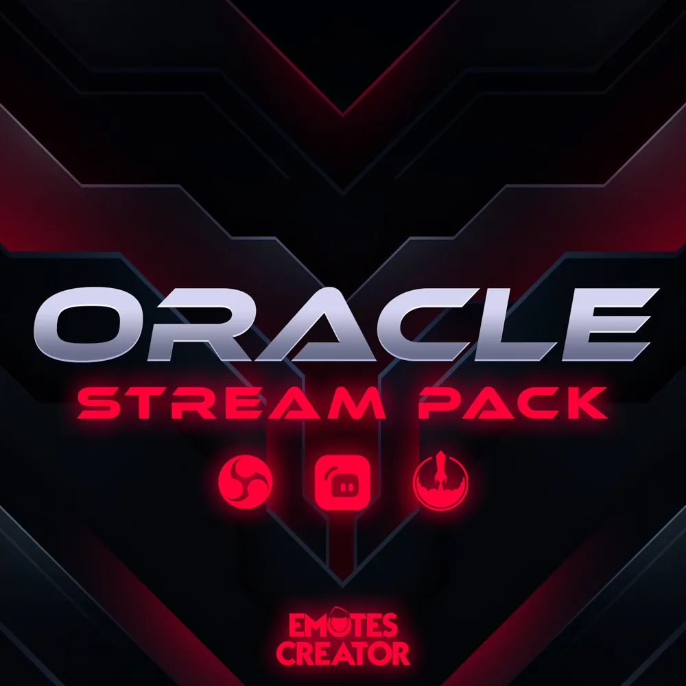 Oracle Stream Overlay Pack - Emotes Creator