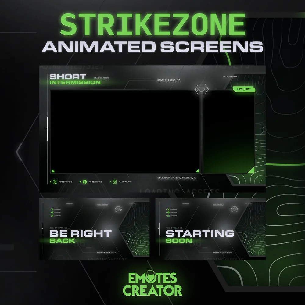 Strikezone Animated Screens - Emotes Creator